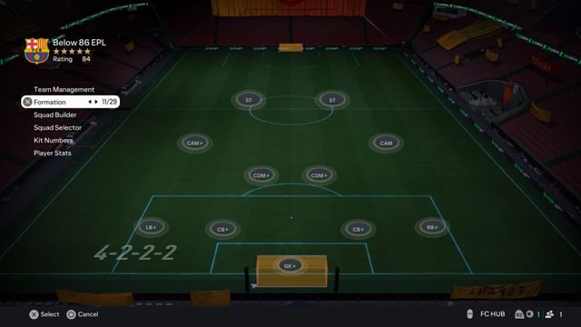 Best 4222 tactics in EA FC 25