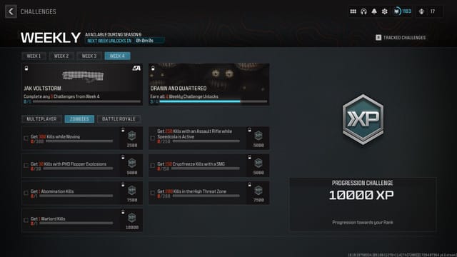 MW3 and Warzone Season 6 Week 4 challenges: Rewards and how to complete
