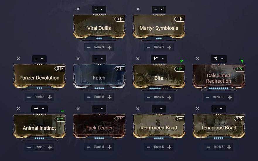 Warframe: Complete Panzer Vulpaphyla build guide