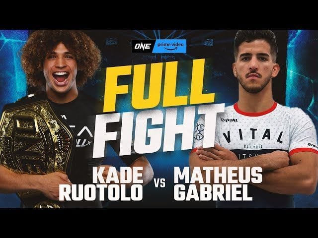 Kade Ruotolo ONE Championship: FREE FULL FIGHT: Kade Ruotolo retains ...