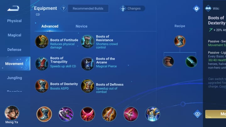 Honor of Kings Meng Ya build guide: Best equipment, Arcanas, battle ...