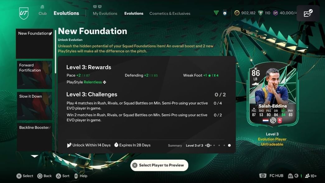 EA FC 25 New Foundation Evolution guide: Best players to use, all upgrades, requirements, and more