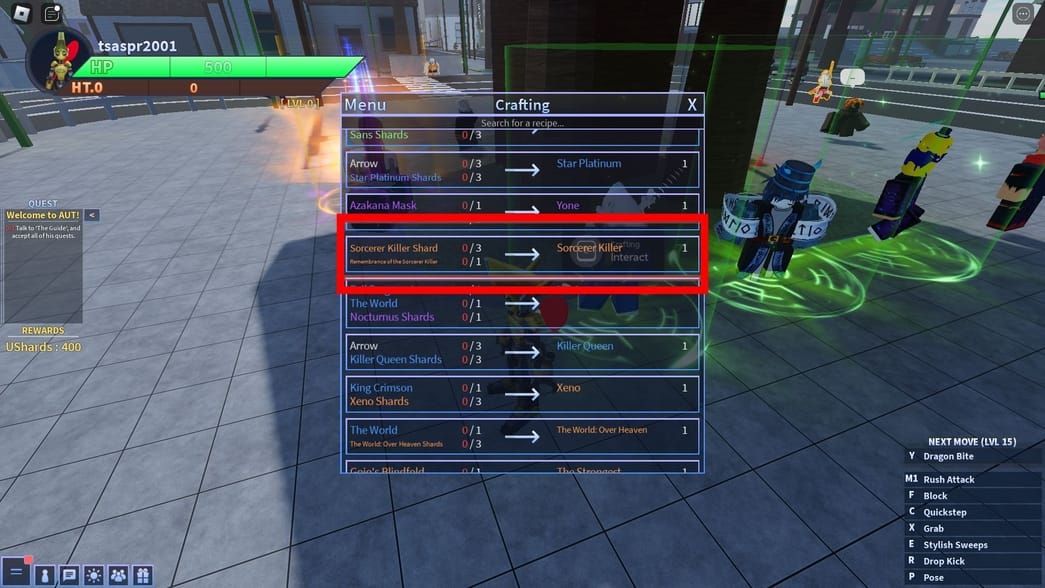 Sorcerer Killer in A Universal Time: Overview, Boss location, max ...