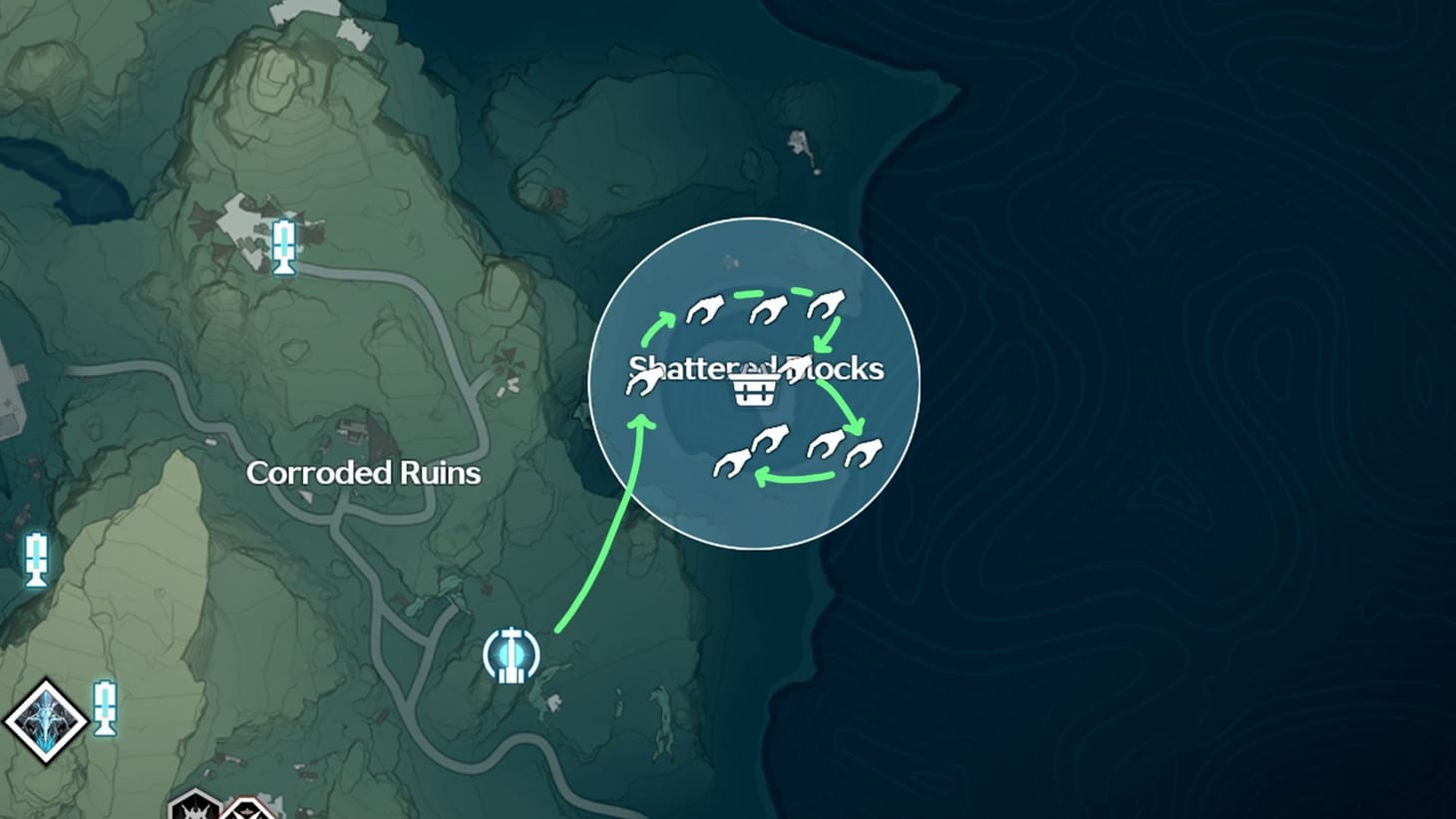 Wuthering Waves Violet Coral locations and farming routes