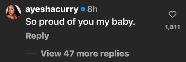 Steph Curry: "Proud of you my baby" - Ayesha Curry shows love to Steph ...