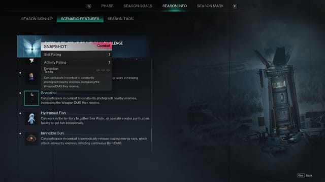 Once Human: How to get Snapshot Deviation (and its abilities)