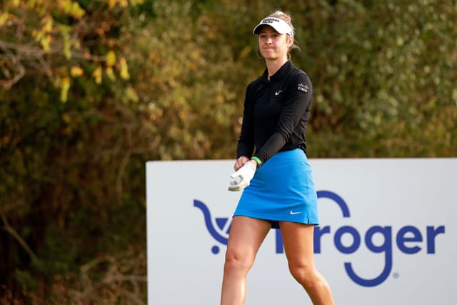 Nelly Korda shows off her Monday motivation running outfit