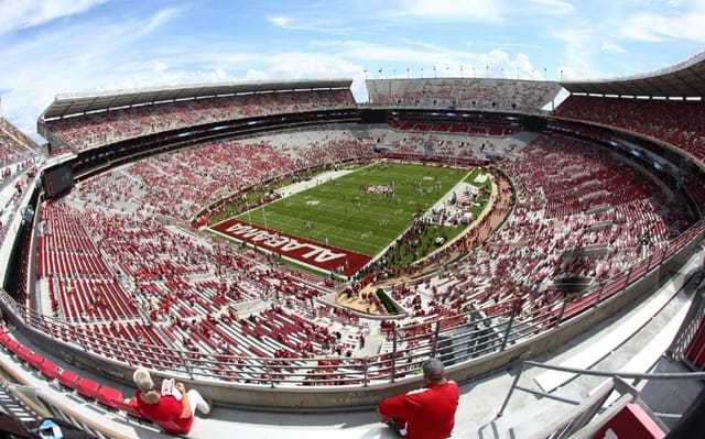 What is Bryant Denny Stadium Capacity?