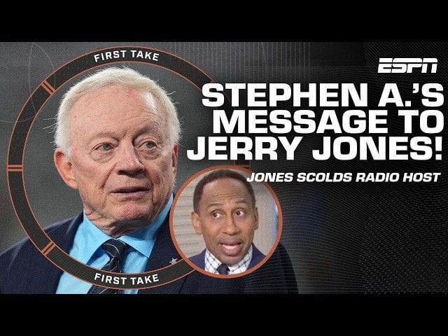 Stephen A. Smith calls out "sensitive" Jerry Jones over aggressive rant ...