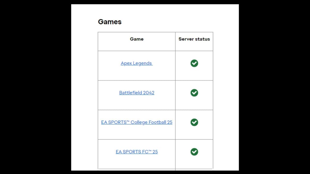 Is EA FC 25 server down on PS5?