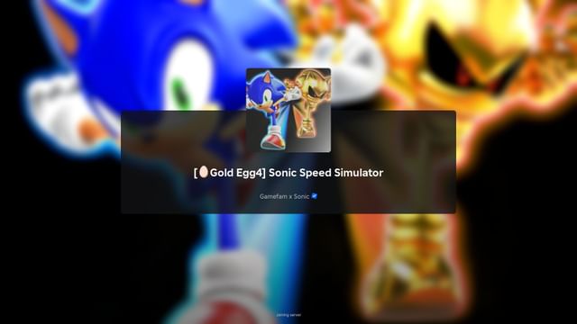 Sonic Speed Simulator Golden Eggs guide