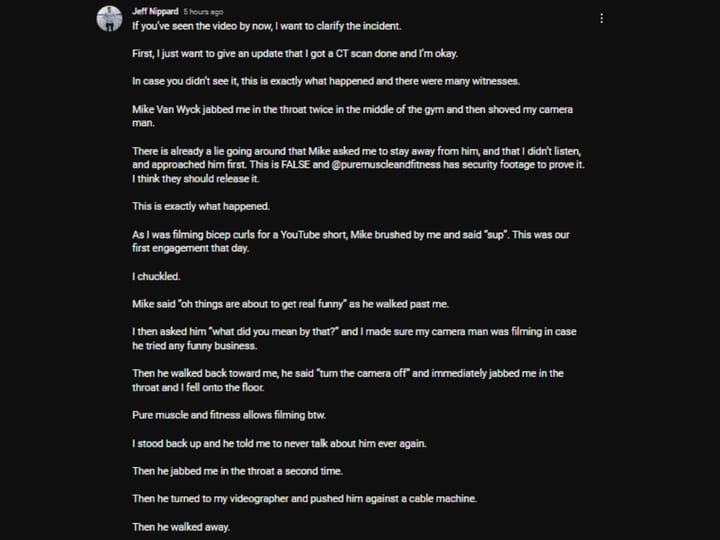 YouTuber Jeff Nippard gives significant update after being allegedly ...