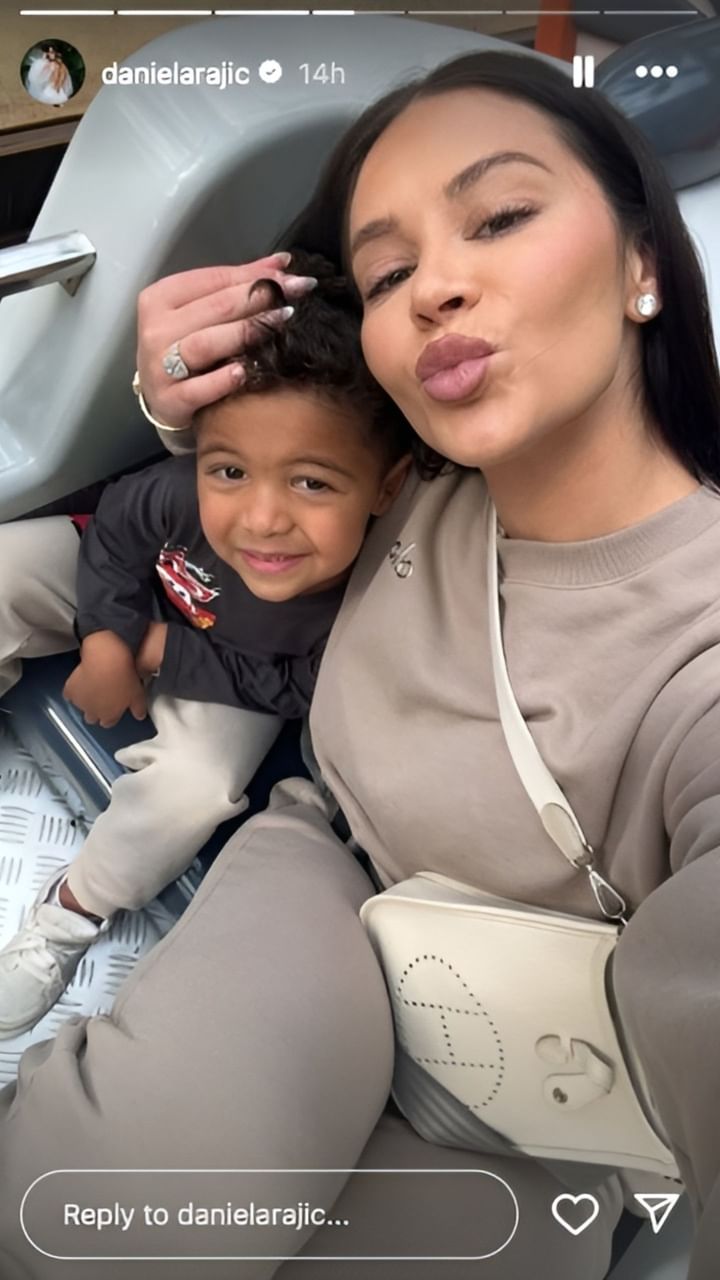 PICS: Paul George's wife Daniela Rajic treats son and daughter to a fun ...