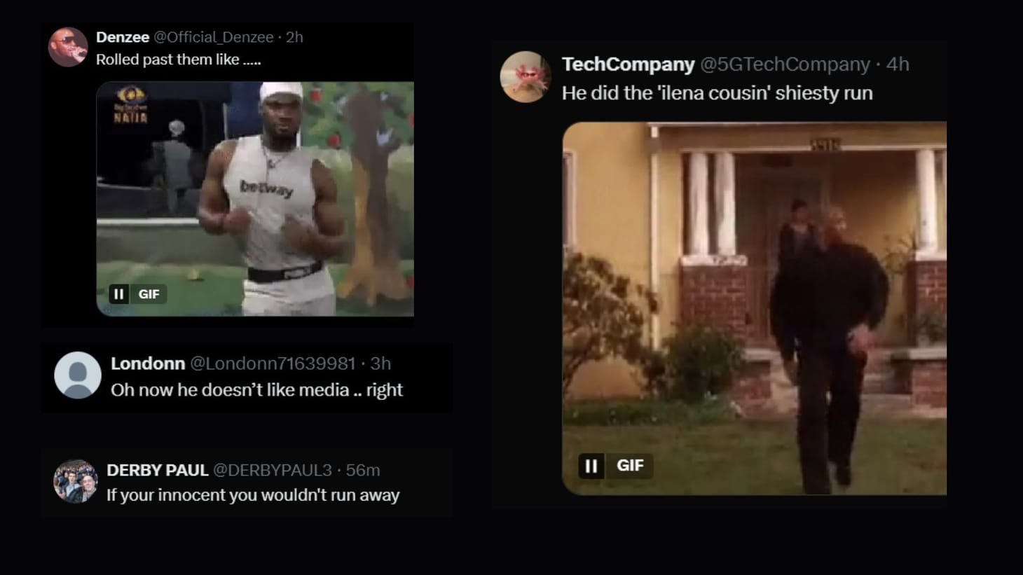 "My man running like a supervillain": Internet reacts to viral clip of ...