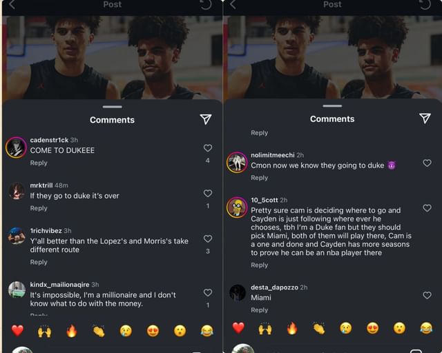"Pretty sure Cam is deciding where to go and Cayden is just following ...
