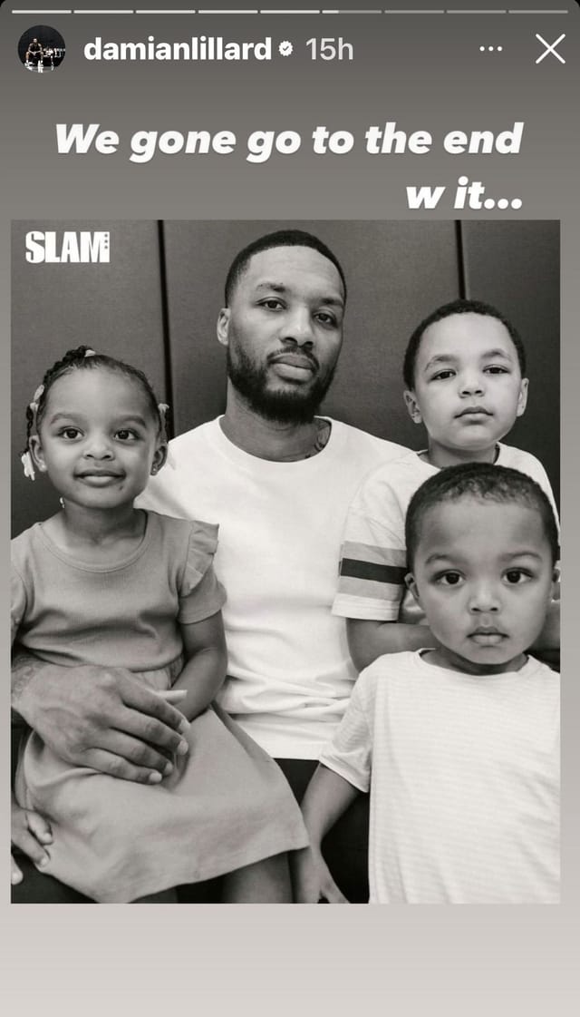 Damian Lillard: Doting dad Damian Lillard sends powerful message with ...