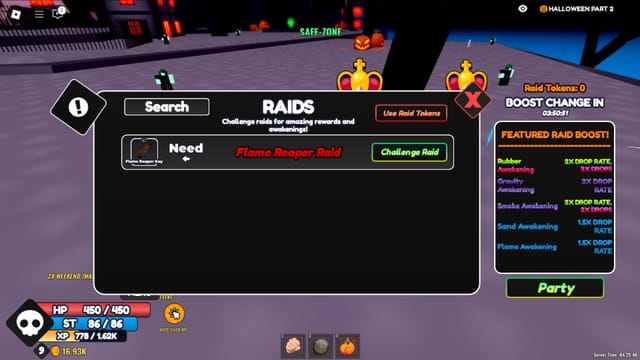 One Fruit Halloween Update Part 2 patch note