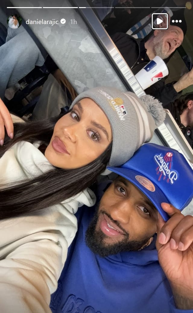 IN PHOTOS: Paul George and his wife Daniela Rajic fly in style to New ...