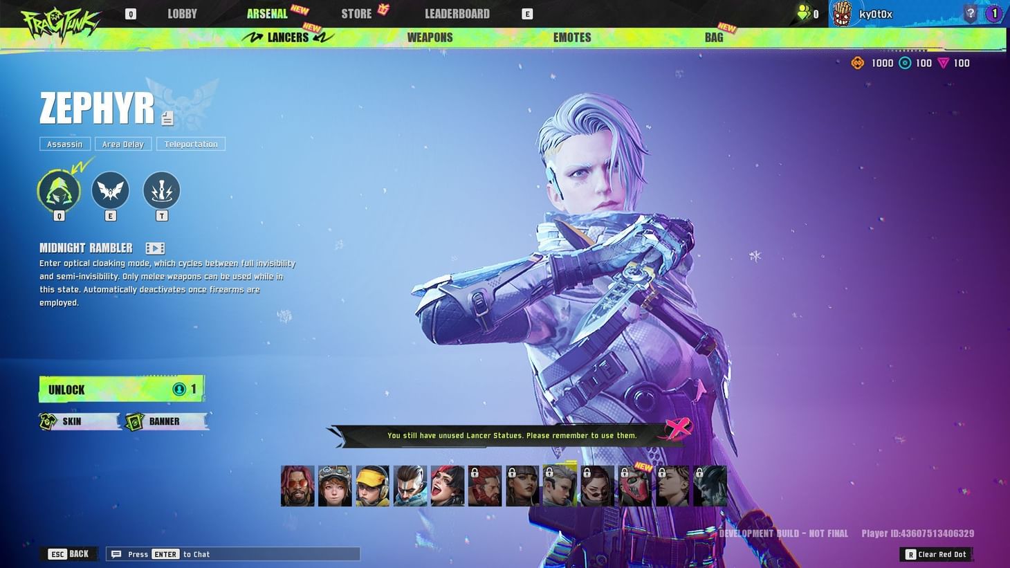 All Lancers in FragPunk