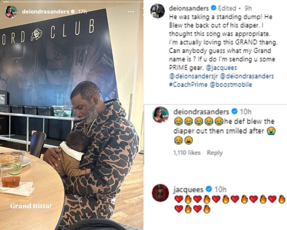 Deiondra Sanders reveals Baby Snow "blew the diaper out" while taking a ...