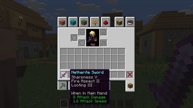 How to give yourself enchanted equipment in Minecraft using commands