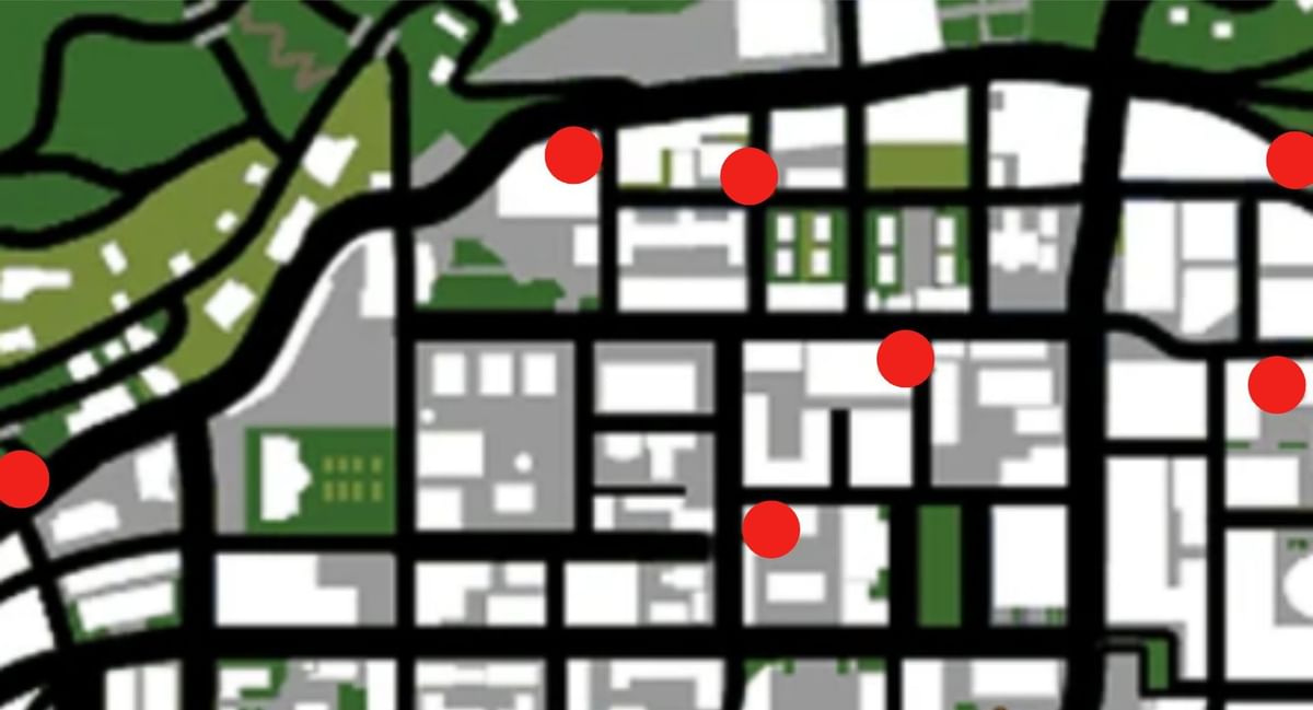 GTA San Andreas graffiti locations