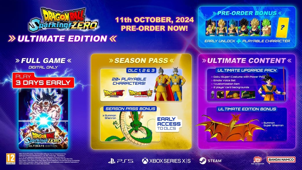 Will Dragon Ball: Sparking! ZERO be available on Xbox Game Pass?