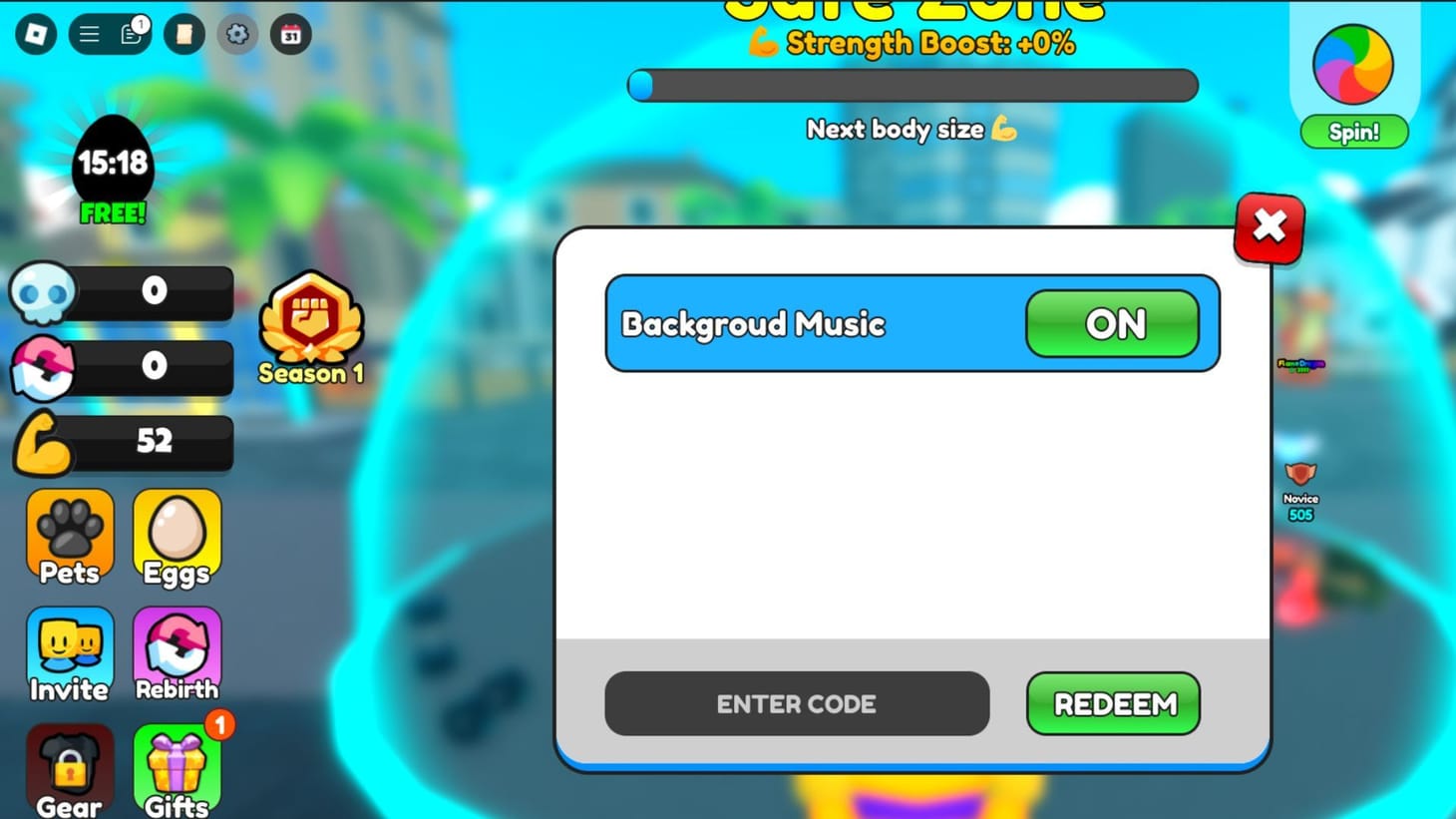 Lifting Legends Simulator Codes (2024)