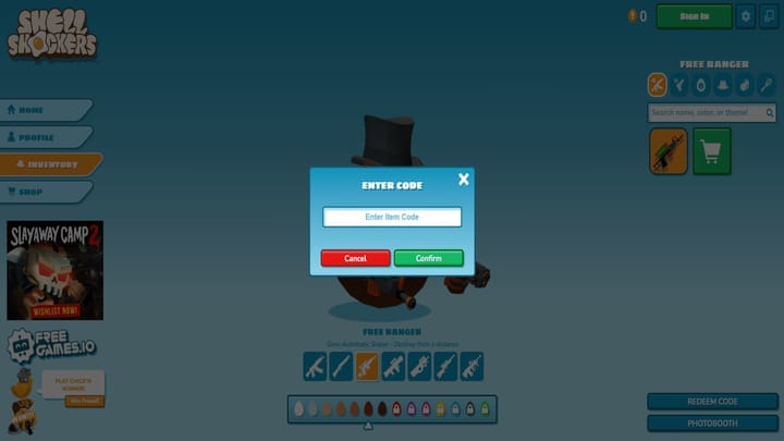 Shell Shockers Codes: Working and tested (October 2024)