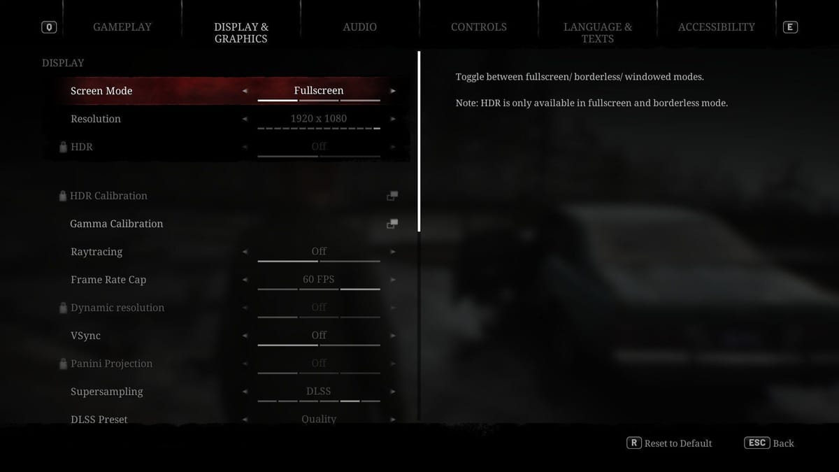 Best settings for Silent Hill 2