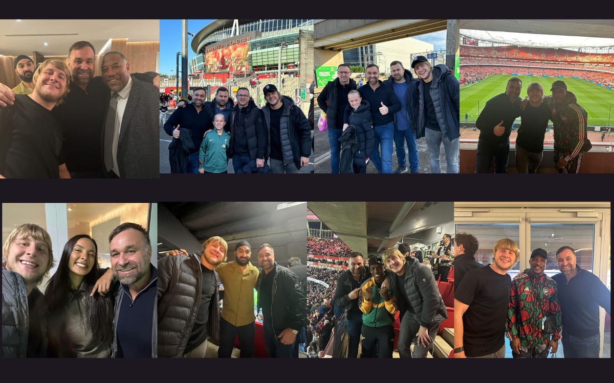 Photos: Paddy Pimblett shares snaps from visit to Emirates Stadium ...