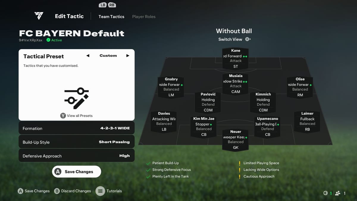 Best 4-2-3-1 (2) tactic in EA FC 25