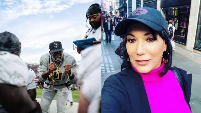 Deion Sanders' ex-wife Carolyn Chambers receives loud cheers from ...