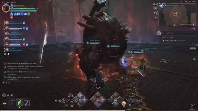 Throne and Liberty Roaring Temple Dungeon guide: How to beat Chimaerus