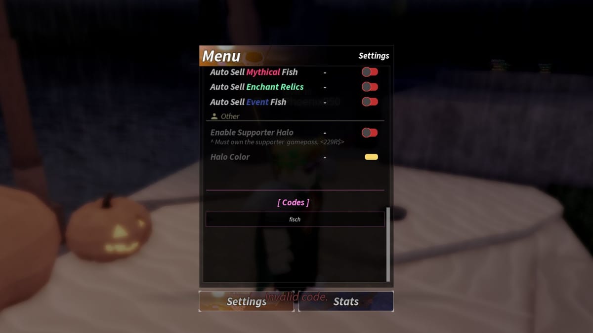 Fisch codes (January 2026)