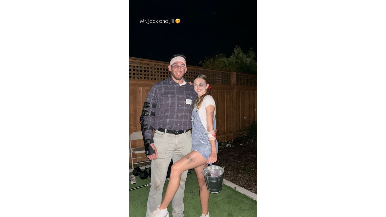 David Peralta: Padres ace Joe Musgrove & girlfriend Arica Christensen shine as 'Jack & Jill ...