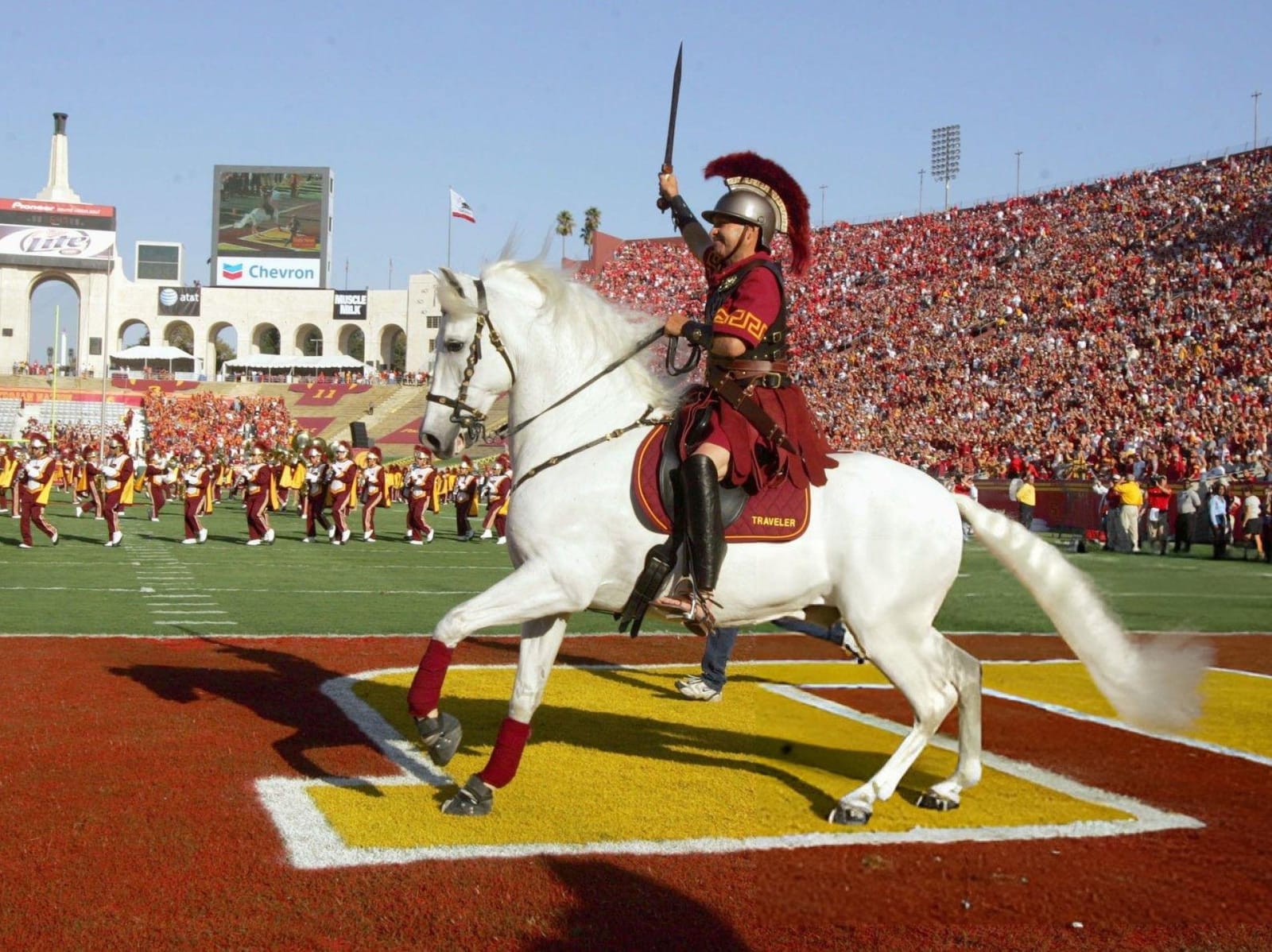 Why is USC Mascot Named Traveler?