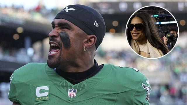 Jalen Hurts’ fiancée Bry Burrows spotted supporting Eagles QB at nervy ...