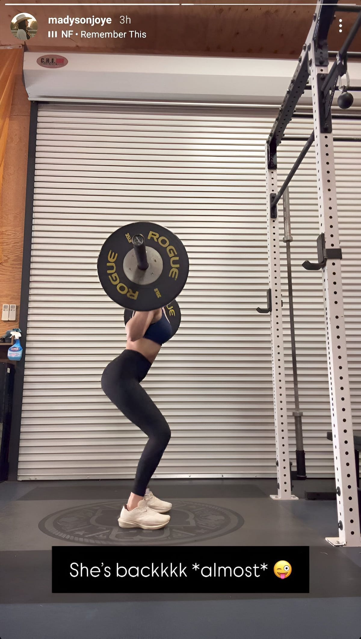 “She’s back”: Ricky Stenhouse Jr.’s wife Madyson shares her workout ...