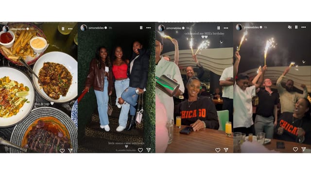 In Photos: Simone Biles, husband Jonathan Owens get together for ...