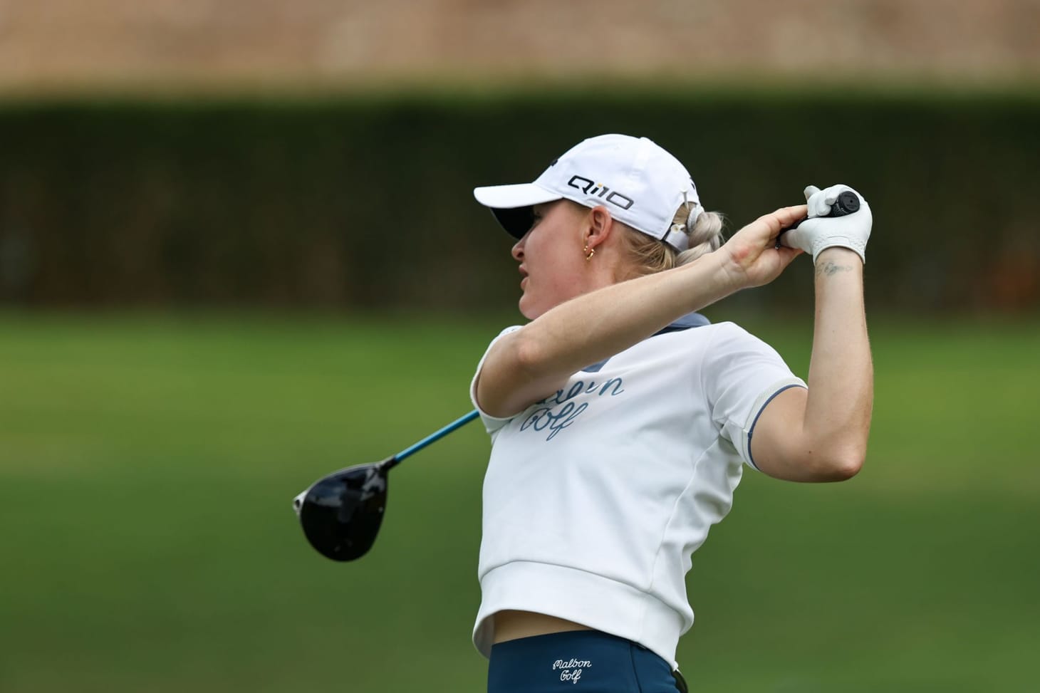 Charley Hull: In pics: Charley Hull shows off bright red sweater from ...