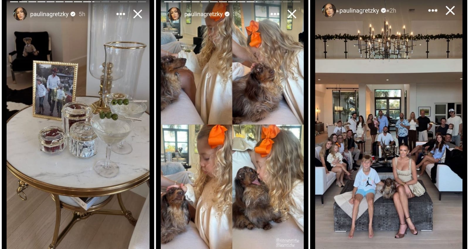 In Photos: Wayne Gretzky, daughter Paulina's Thanksgiving gathering ...