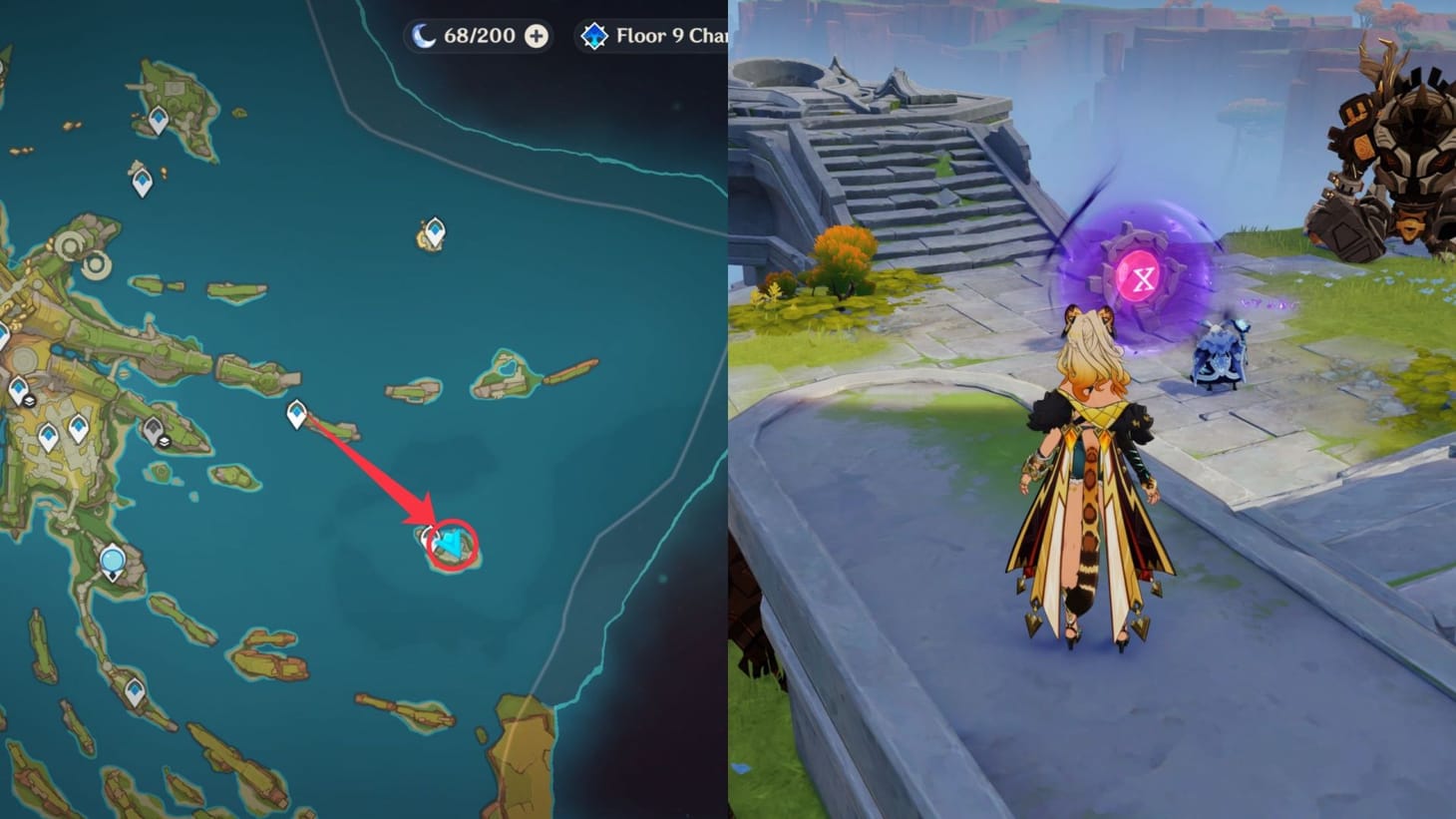 Genshin Impact Furnace of Fiery Embers puzzle locations, solution, and ...