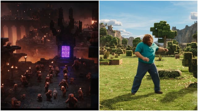 What do A Minecraft Movie villagers look like?