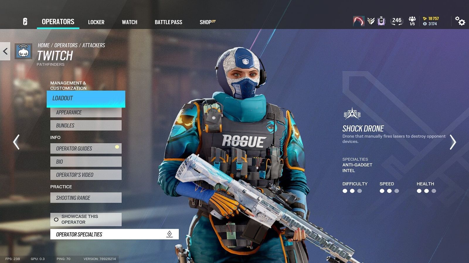 Best Twitch loadout in Rainbow Six Siege