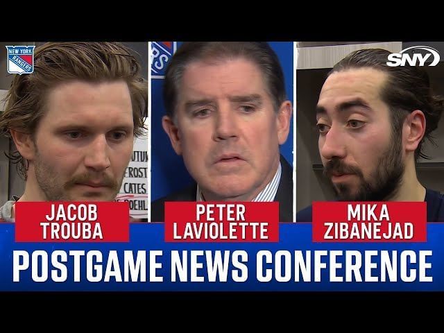 Rangers captain Jacob Trouba makes his feelings known about first ...