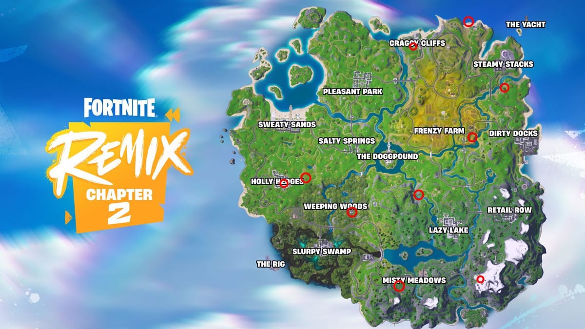 All Fortnite Chapter 2 Remix Hidden Gnome locations