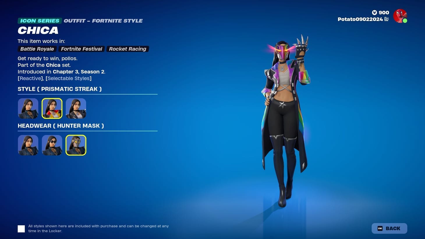 How to get the Chica skin in Fortnite