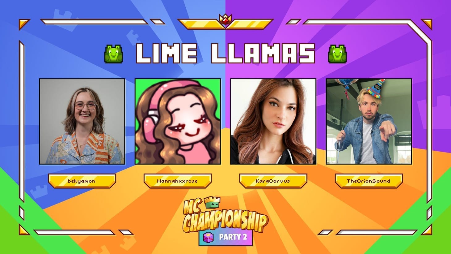 Minecraft Championship (MCC) Party 2: List of all competing players and ...