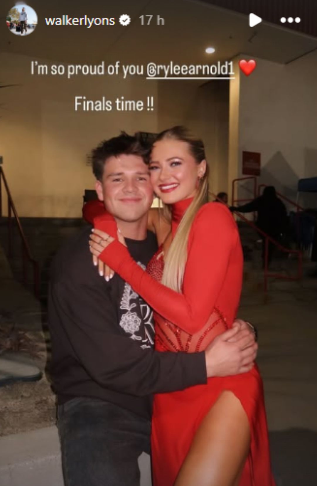 Rylee Arnold's boyfriend Walker Lyons reacts as she qualifies for ...